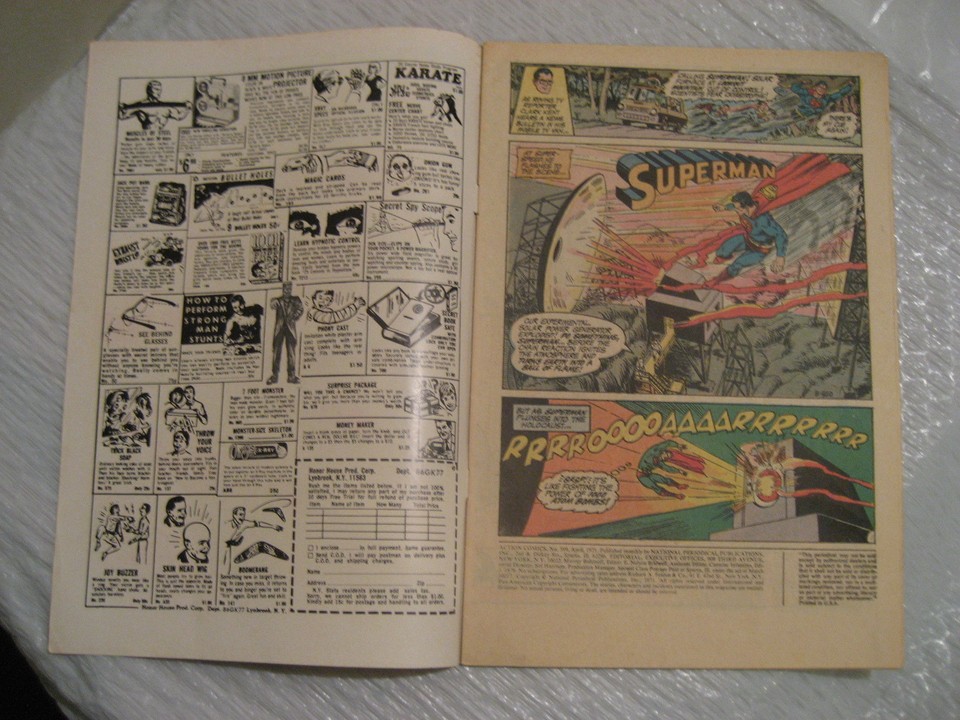 ACTION COMICS #399 vf condition 1971 dc comic book | eBay