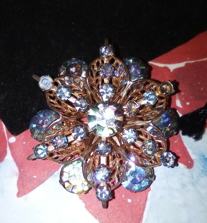 Gorgeous ️ AB rhinestones BROOCH | eBay