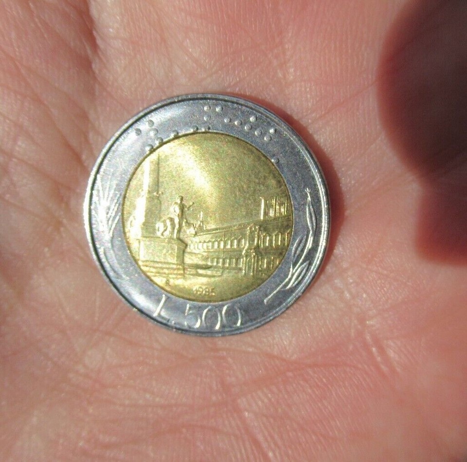 1985 Repubblica Italiana L500 Lire Coin Italy | eBay