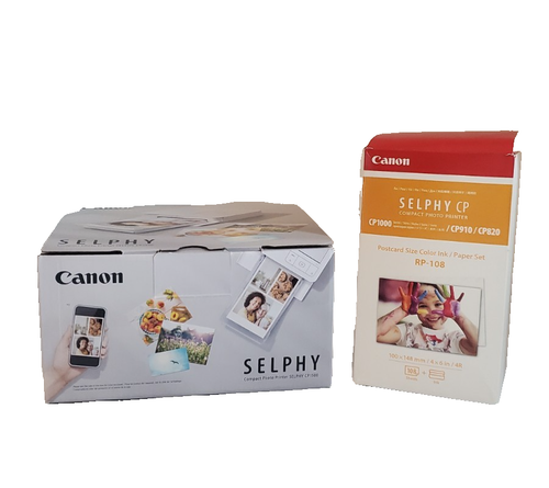 ***BUNDLE*** Canon Selphy CP 1500 Photo Printer & SELPHY COMPACT Ink ...