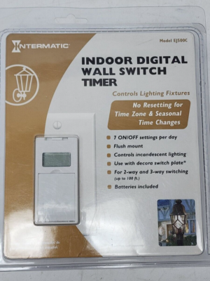 Intermatic Timer Face Plate Intermatic 7 Day Electric Timer [SPST]