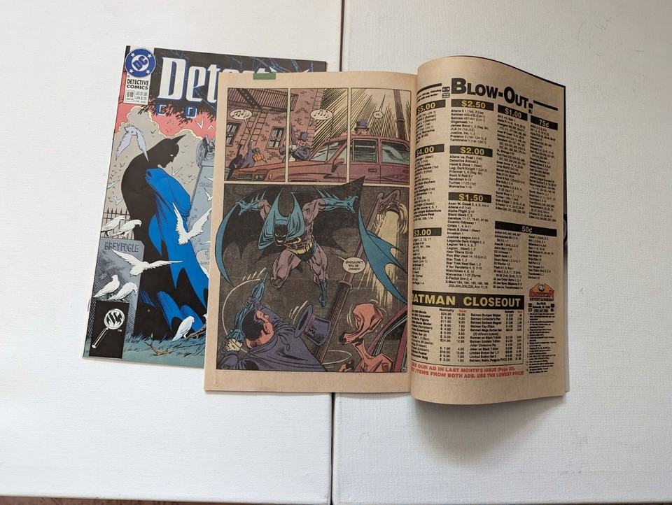 Detective Comics #610+#611 Penguin DC 1990 Snow And Ice Pt. 1 & 2 ...