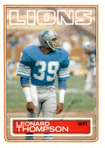 1983 Topps #72 Leonard Thompson | eBay
