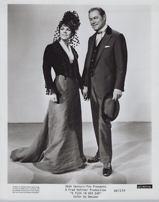 Rex Harrison + Rachel Roberts in A Flea in Her Ear (1968) Vintage Photo ...