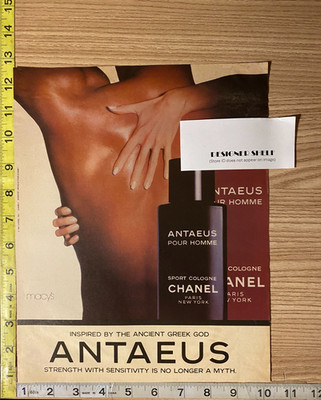 Chanel Antaeus Fragrance Vintage 1987 Magazine Print Advertisement | eBay