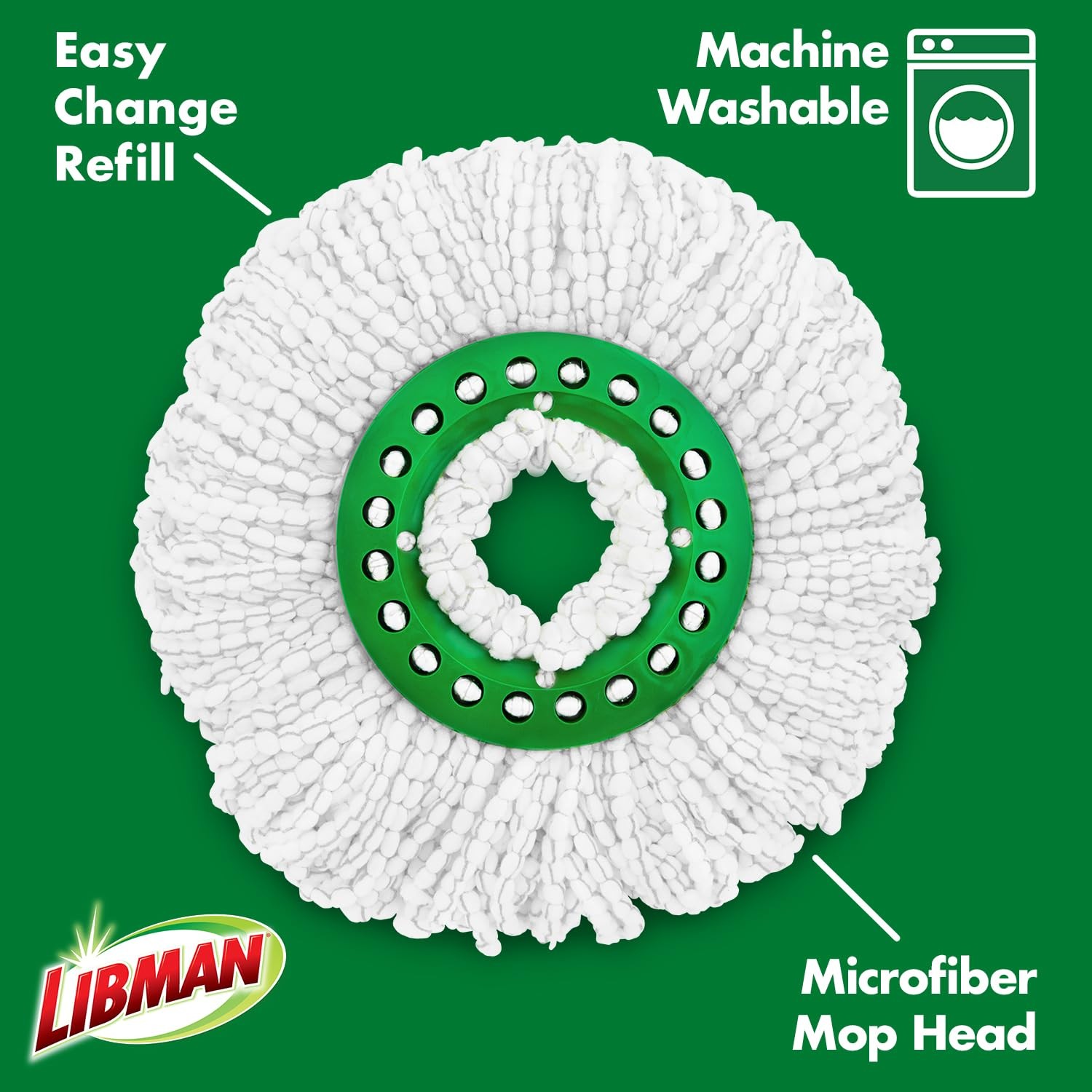 Libman Tornado Spin Mop Refills - Case of 2 | eBay