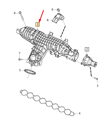 VOLVO XC90 MK2 Intake Manifold Inlet Pipe 31431955 NEW GENUINE | eBay
