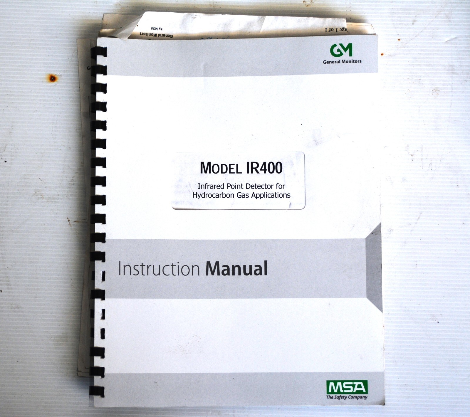 GENERAL MONITORS IR400 gas monitor 32563-2 /IR4000S-0-1-02-1-0-1 ...