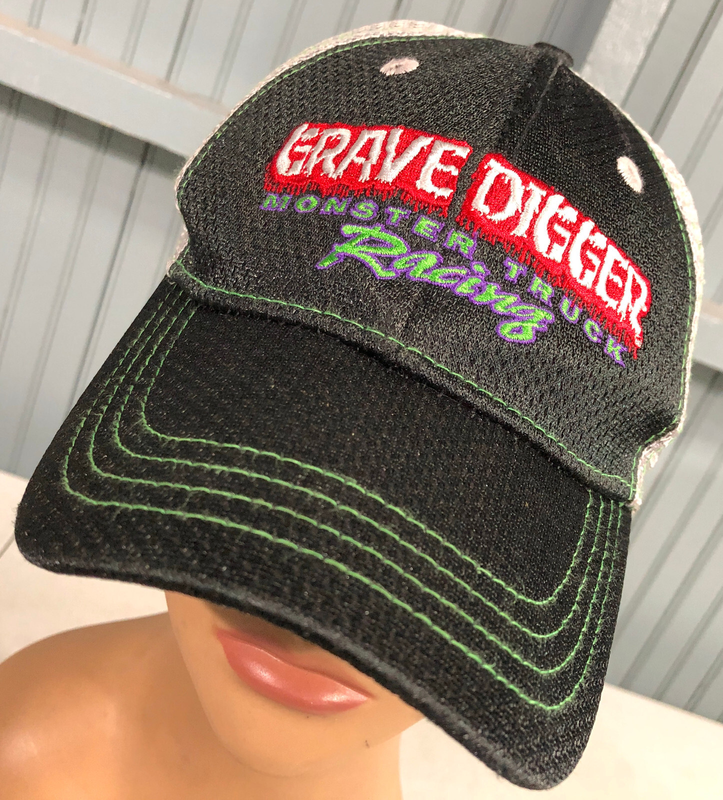 Grave Digger Monster Truck Racing Adjustable Baseball Cap Hat | eBay