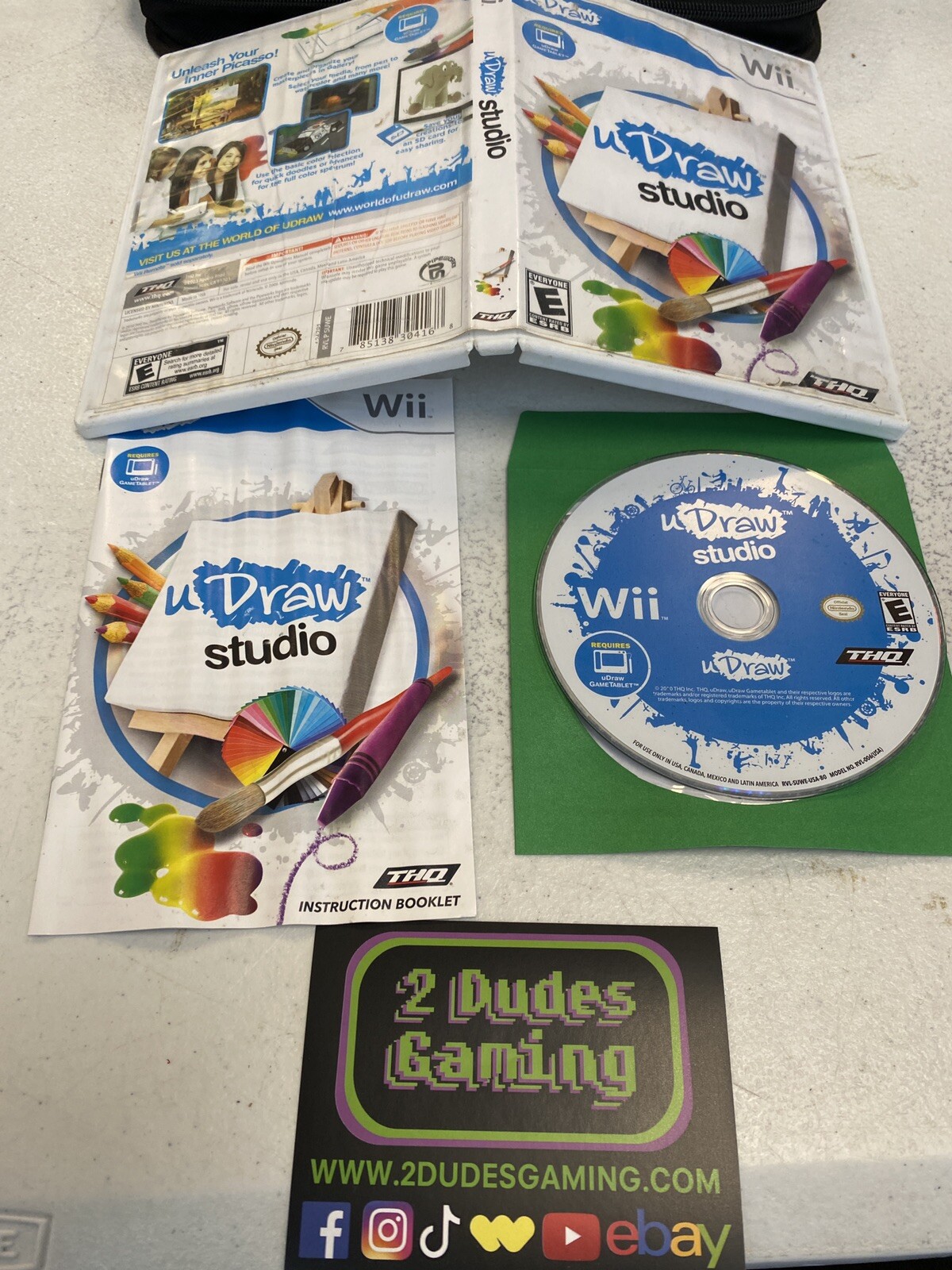 uDraw Studio (Wii, 2010) Polished Disc 785138304168 | eBay