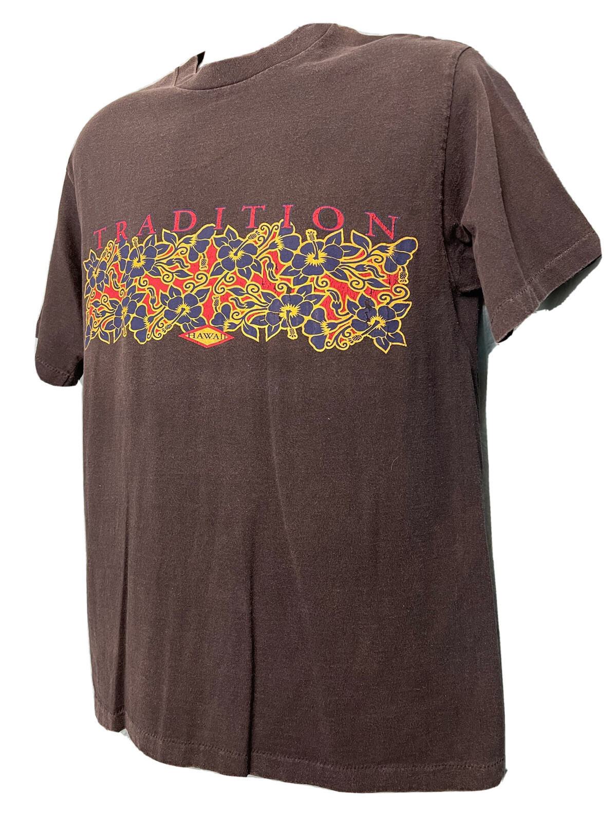 Local Tradition Hawaii Hibiscus Flower Shirt Large Te… - Gem