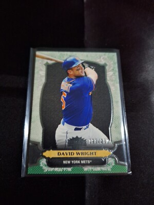 2014 TOPPS TRIPLE THREADS EMERALD SP #46 DAVID WRIGHT NEW YORK METS #'D ...