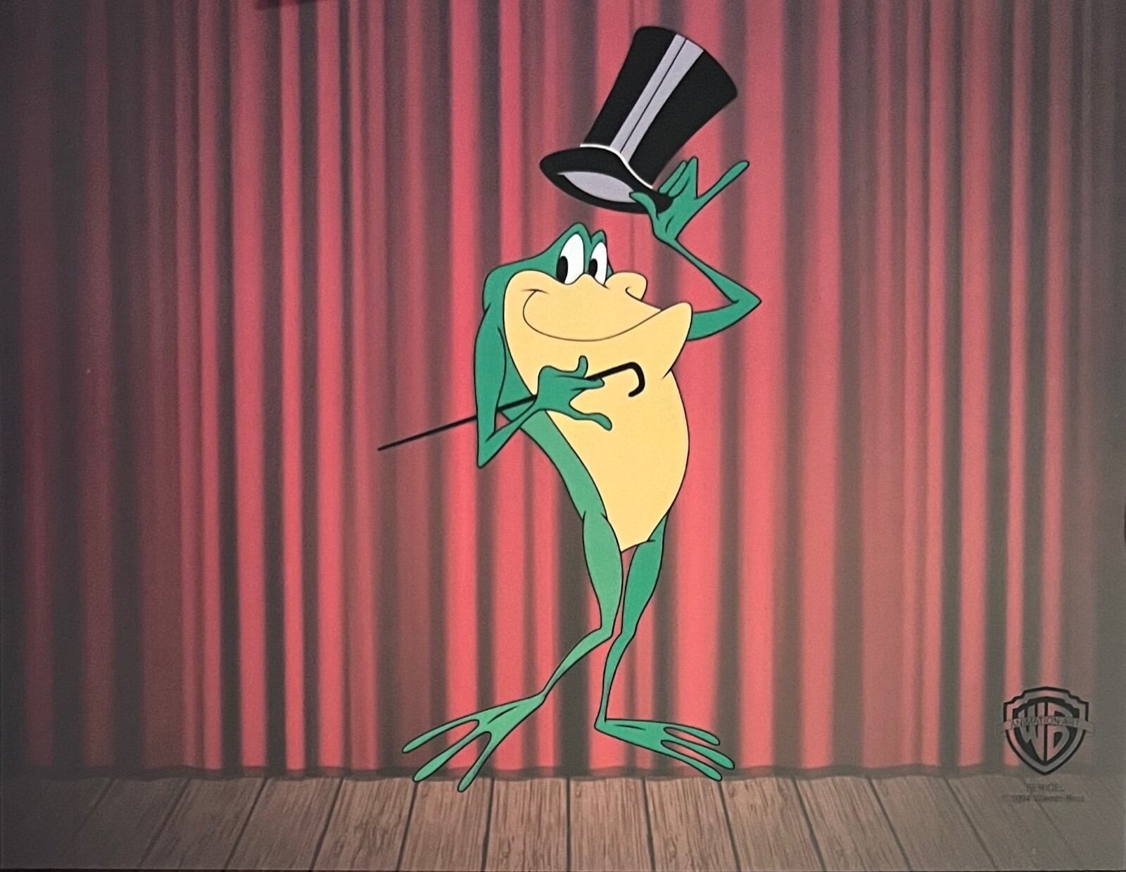 Warner Bros MICHIGAN J FROG Limited Edition Sericel Animation Art Cel ...