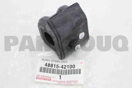 4881542100 Genuine Toyota BUSH, FRONT STABILIZER BAR, NO.1 48815-42100 ...