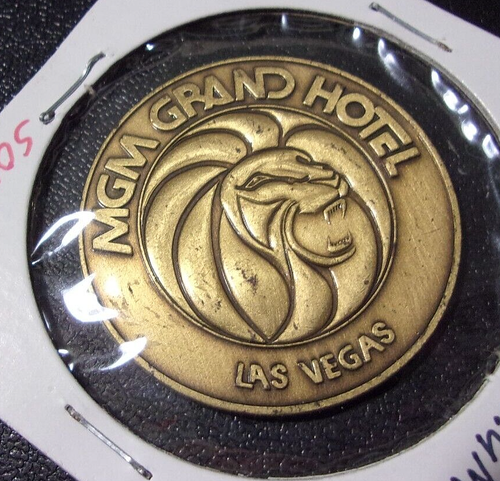 MGM GRAND CASINO 1973 NCV SOUVENIR DOLLAR GAMING COIN/TOKEN - Las Vegas ...