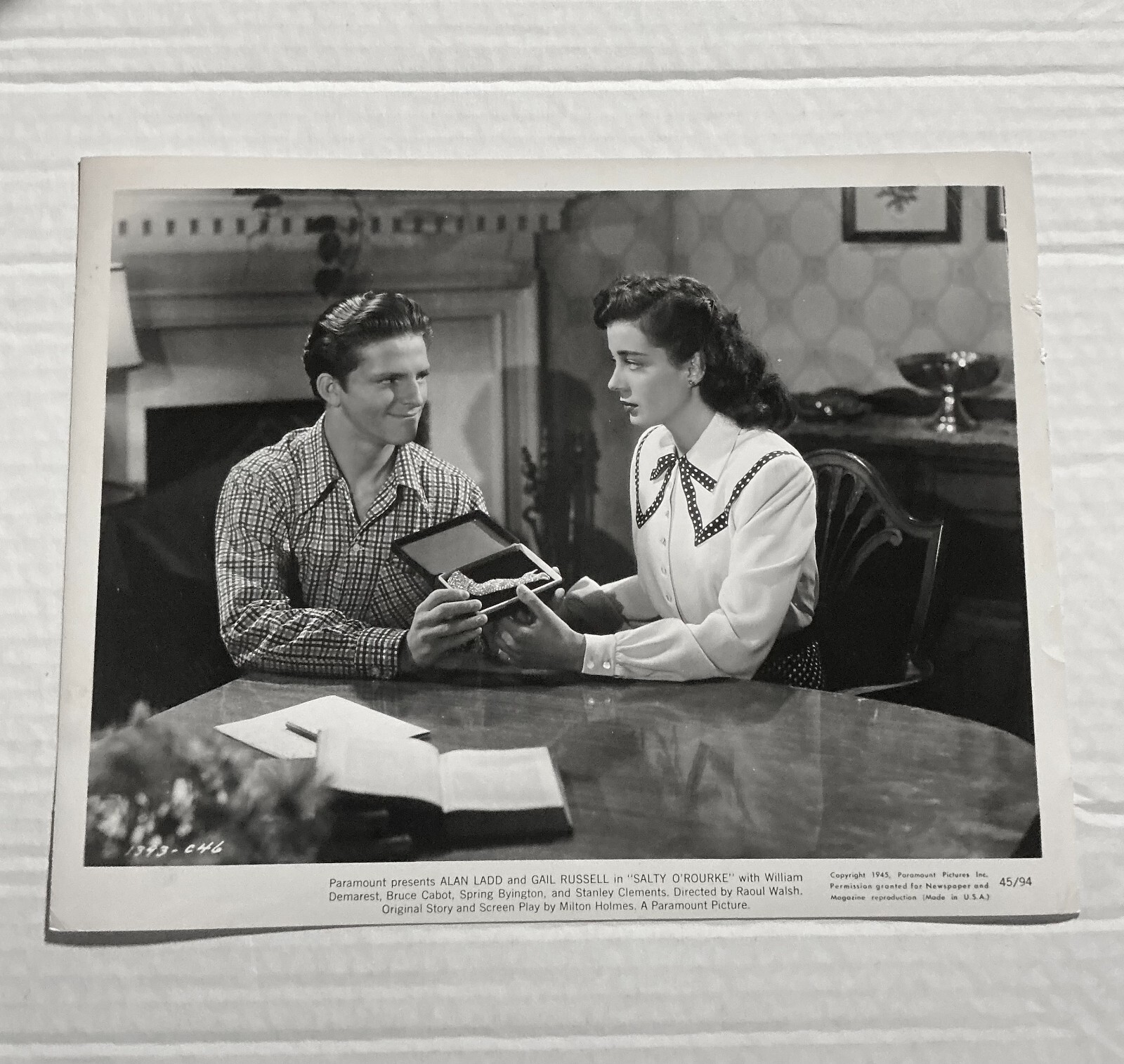 Gail Russell Stanley Clements Salty O'Rourke Orig 1945 8x10 Photo | eBay