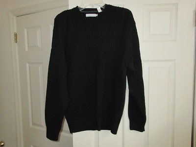 Alex Cannon , Men's Sweater , XL/EXG , 100% Cotton , Black on Black | eBay