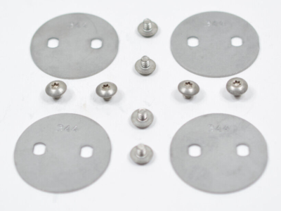 (4 Pack) 1009-344 Holley 344 Stainless Steel Throttle Plates 1-9/16 ...