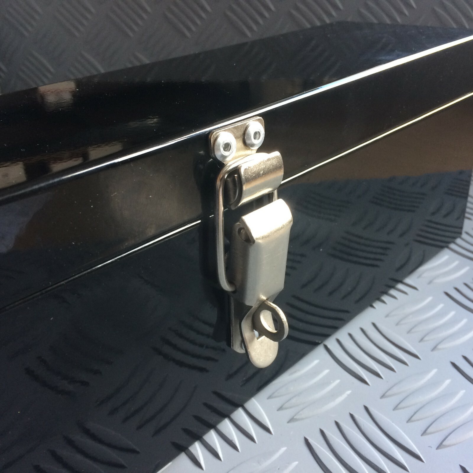 Tractor Tool Box, Black, Metal, Massey Ferguson, John Deere, JCB ...