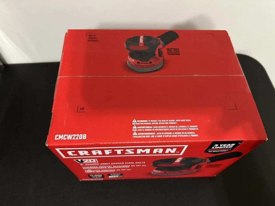 CRAFTSMAN V20 CMCW220*20 Volt Random Orbit Sander With Dust Collector ...