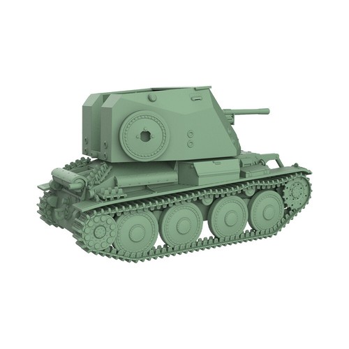 SS160737 1/160 N SCALE Railway Military Model Kit Sweden Tank Destroyer ...