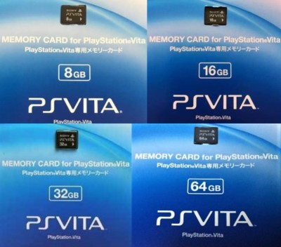 SONY GENUINE Playstation PSV PS Vita Memory Card Formatted 64 32 16 8 ...