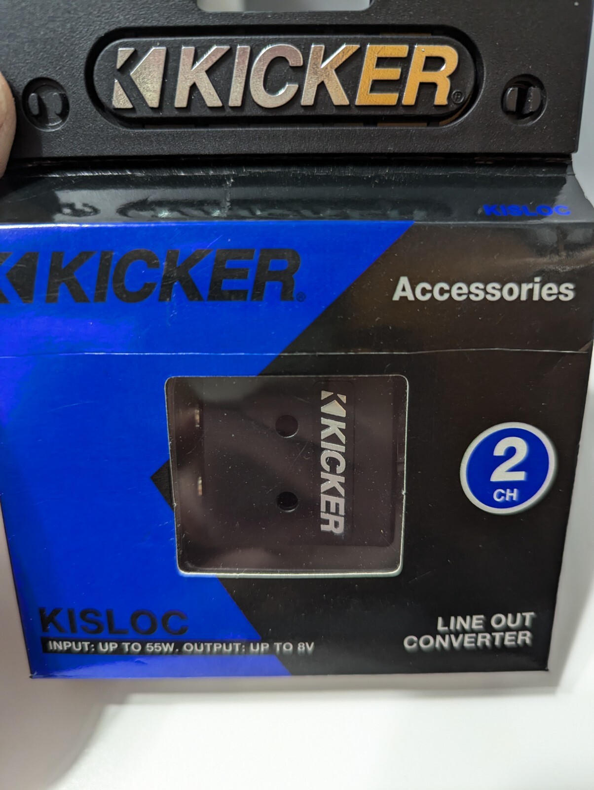 KICKER KISLOC2 46KISLOC2 Speaker Wire-to-RCA Line-Out Converter w/ LOC ...