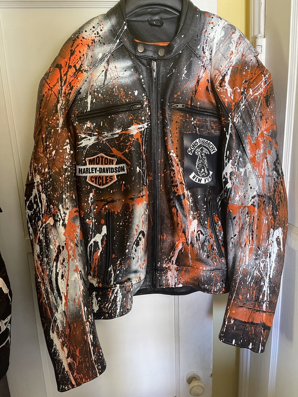 Harley Davidson Custom Leather Jacket - Gem