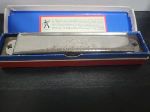 Vintage HOHNER MARINE BAND Harmonica No 365 - 14 Hole Key "C" with ...