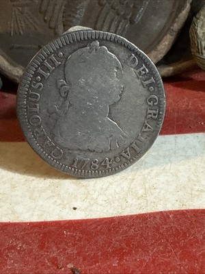 Dug Pre Civil War 💥 🇺🇸 💣 1784 Silver Reale Coin | eBay