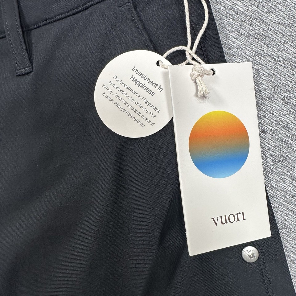 Vuori Pants Mens Size 32x30 Black Meta Classic Performance City Golf ...