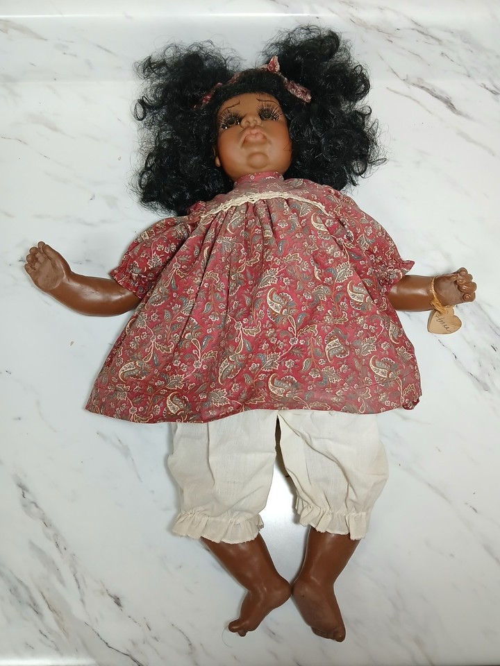 Vintage Janada Dolls "Hanna" Janie Bennett African-American Doll Tears ...