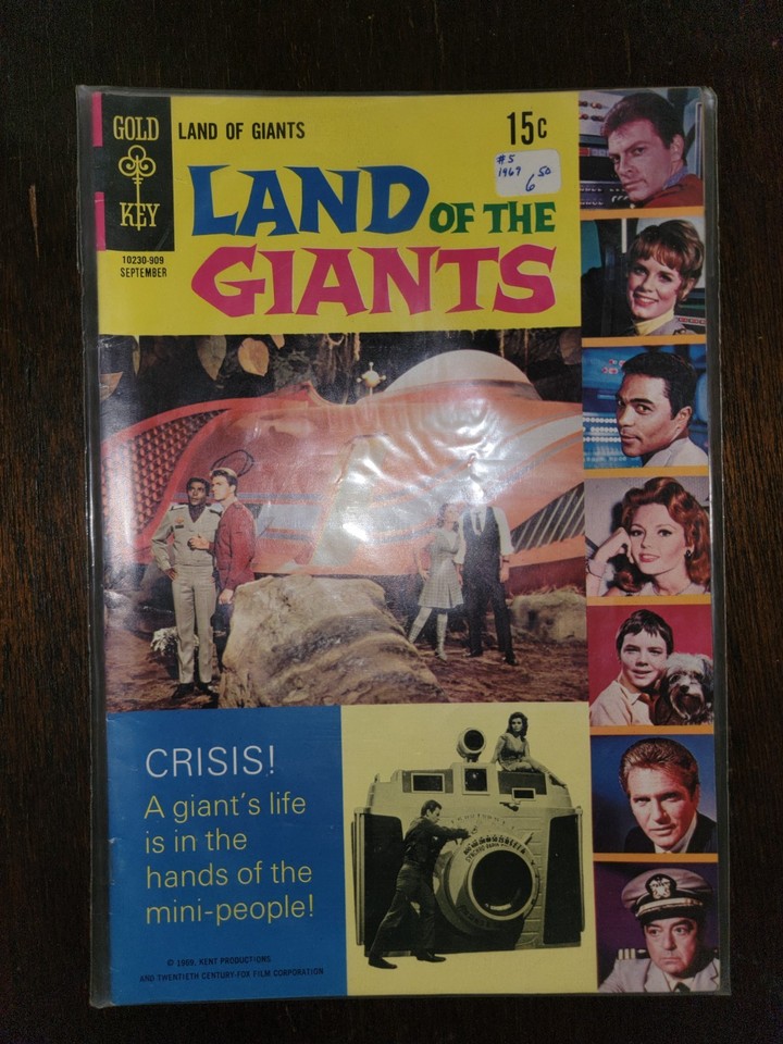 Land Of The Giants #5 ~ Gold Key Comic ~ TV Science Fiction 1969 Rare ...
