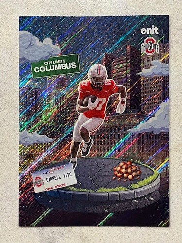 CARNELL TATE 2025 ONIT Ohio State Buckeyes Football CITY LIMITS sp # CL ...