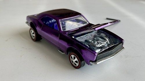 Hot Wheels Redline 67 CUSTOM CAMARO Spectraflame PURPLE W/Purple ...
