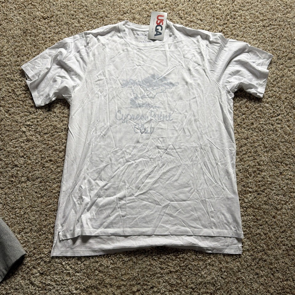 Cypress Point Club Golf B. Draddy T-shirt LARGE Navy Brand New W/ Tags ...