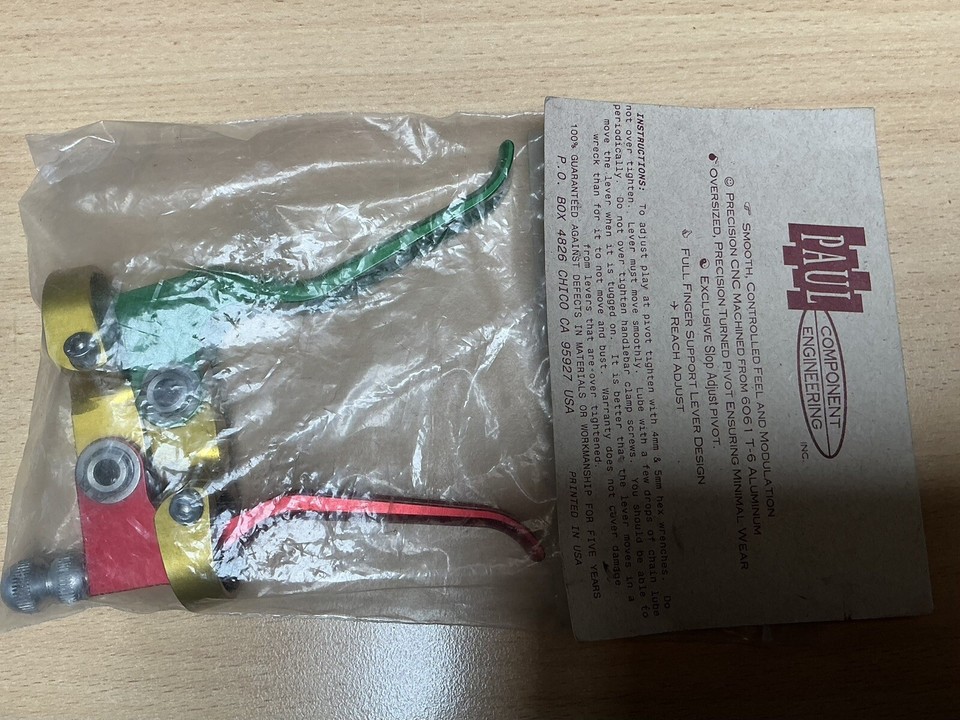 Paul Components Vintage Love Levers RASTA colorway In Original Package ...