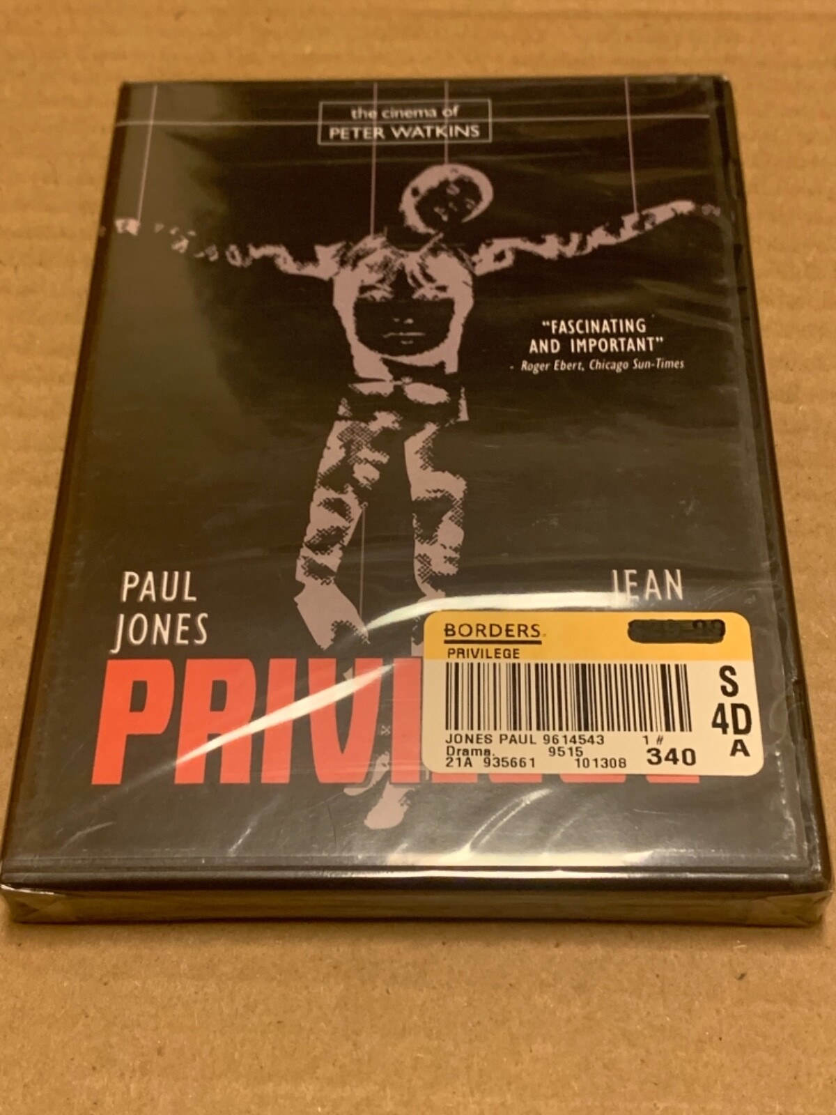 Privilege DVD The Cinema Of Peter Watkins New Yorker OOP New Sealed ...