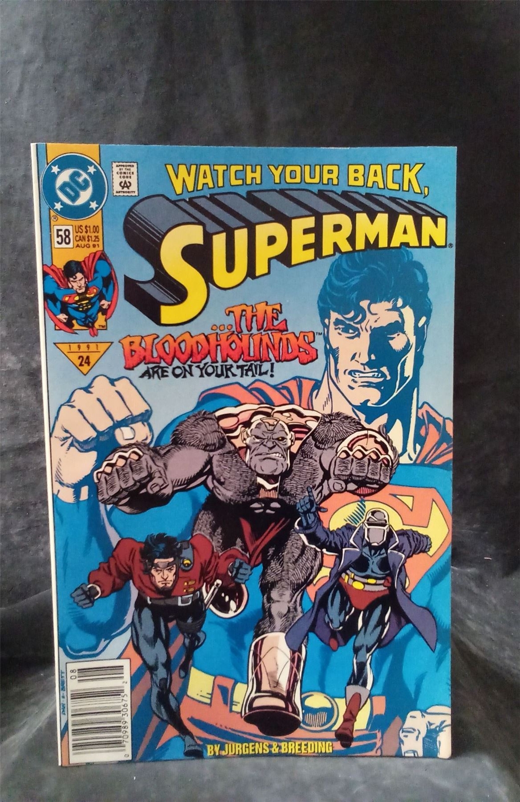Superman #58 1991 DC Comics Comic Book b&b | eBay