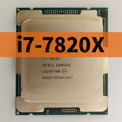 Intel Cores i7-7820X SR3L5 3.6GHz 8 Cores 11MB LGA2066 CPU Processor | eBay