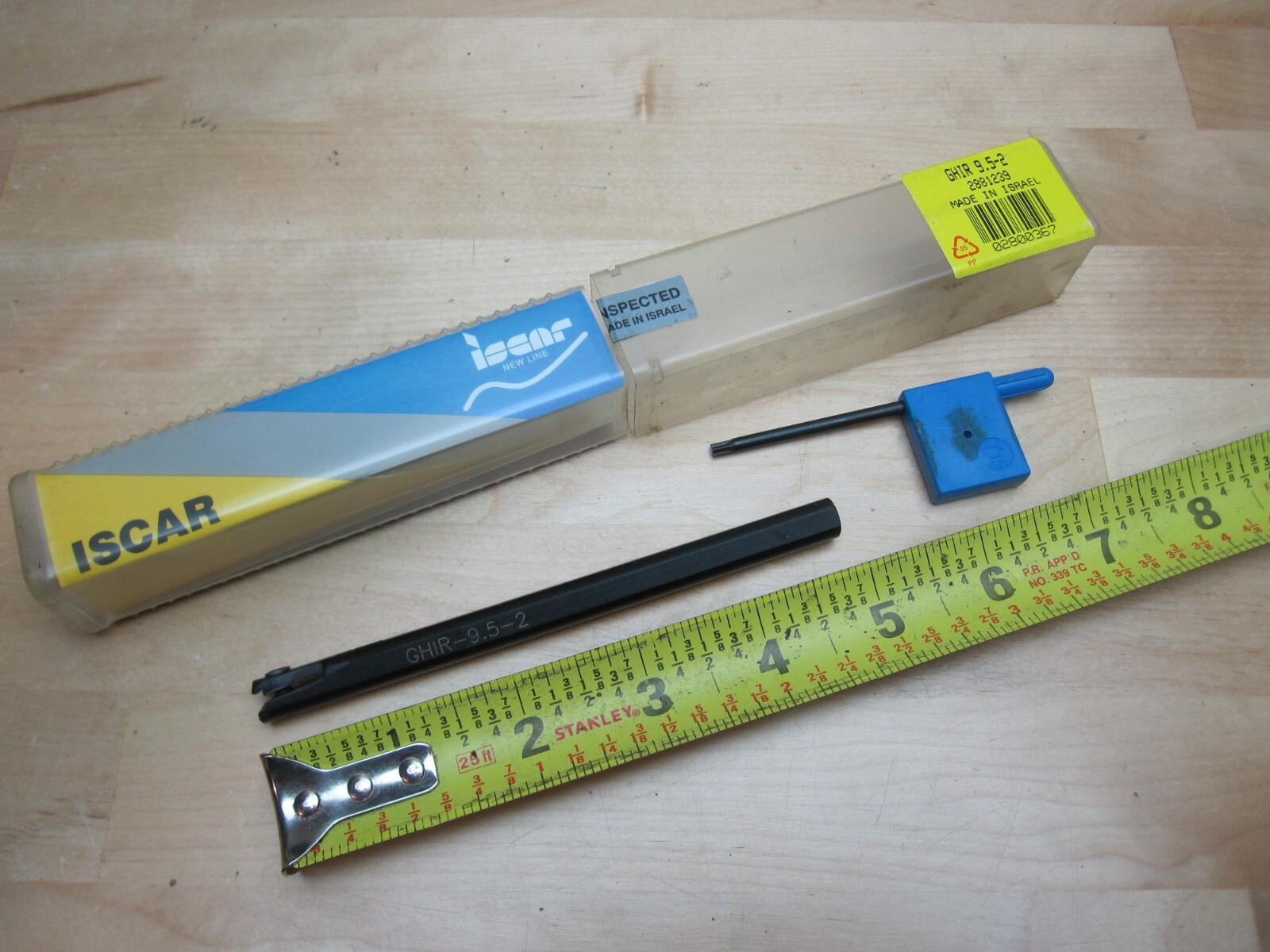 Iscar GHIR 9.5-2 3/8" indexable internal grooving threading bar | eBay