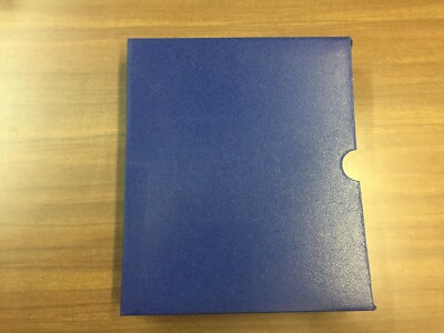 White Ace Stamp Album Binder Dust Case For 100 & 100H Binders, BLUE ...