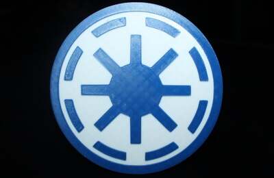 Galactic Republic Emblem 3D printed Logo Sign Wall Desk Shelf Art | eBay