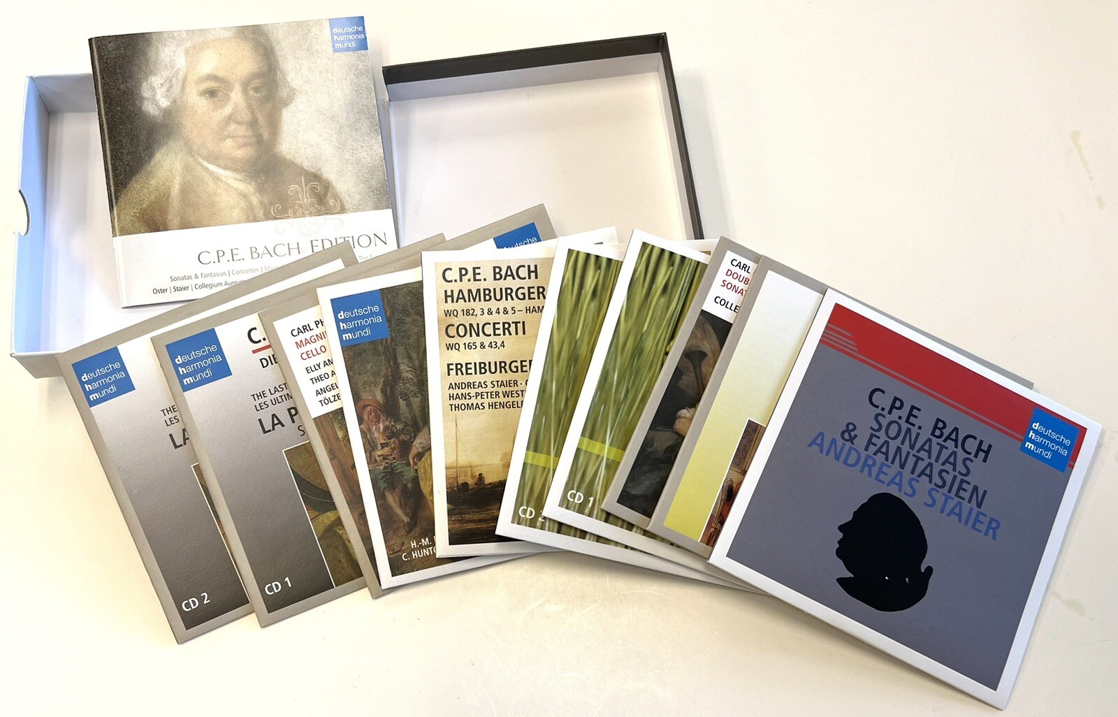 CPE Bach Edition 10 CD Box Set Various Artists In Excellent Condition ...