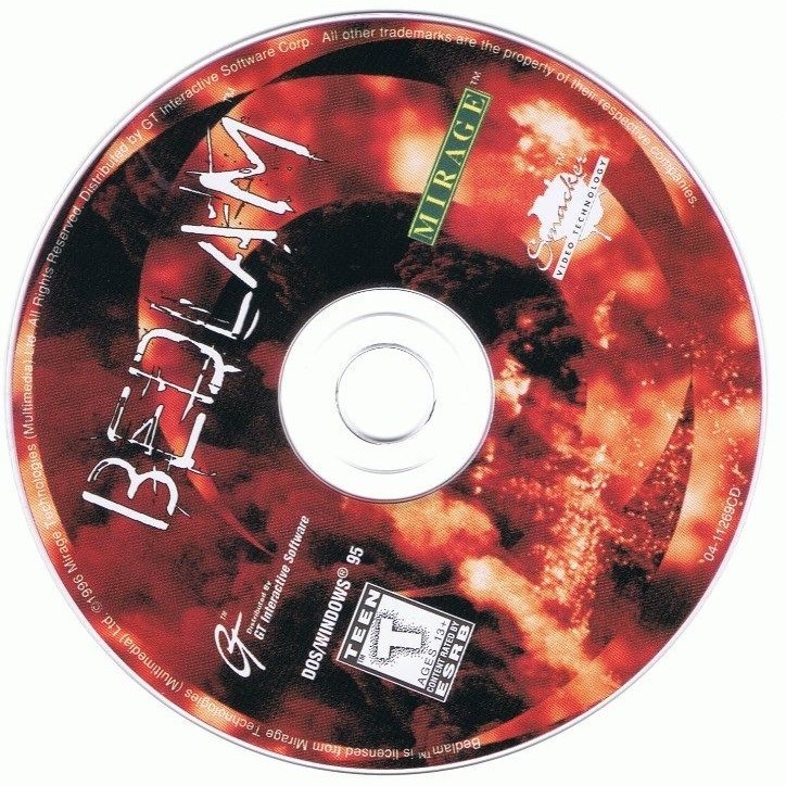 BEDLAM - PC CD-ROM COMPUTER GAME COMPLETE FUN SHOOTER EXC COND FREE USA ...