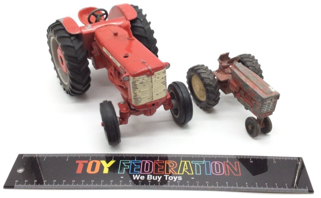 Lot of 2 ERTL INTERNATIONAL (650 & Farmall 656 style) Tractors | eBay