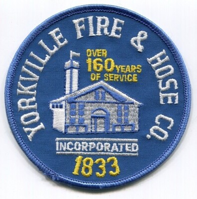 NEW YORK - Yorkville Fire & Hose Co. Dept. - [ Shoulder Patch ] | eBay
