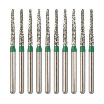 Dental Diamond Burs FG High Speed Taper Flat End Coarse Grit TF-11C ISO ...