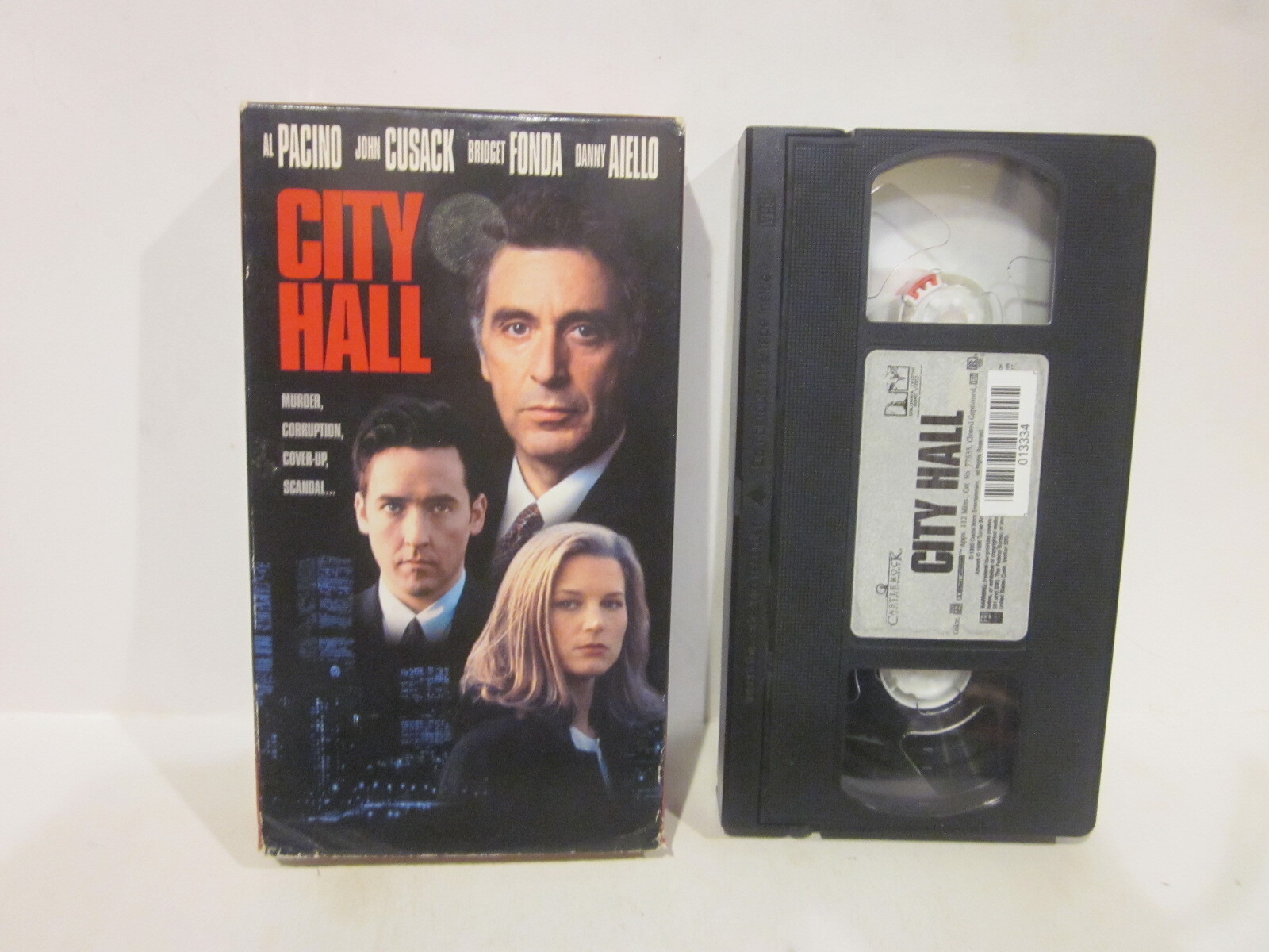 City Hall (VHS 1996) Al Pacino, John Cusack, Bridget Fonda, Martin ...