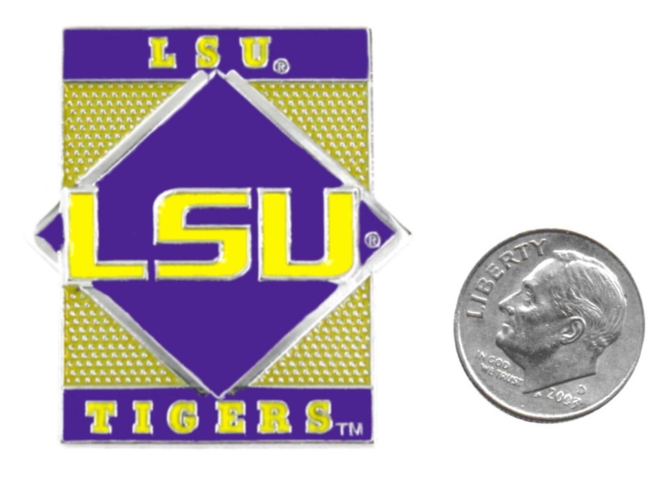 LSU Tigers Pins Louisiana State University Pins Diamond College NCAA ...